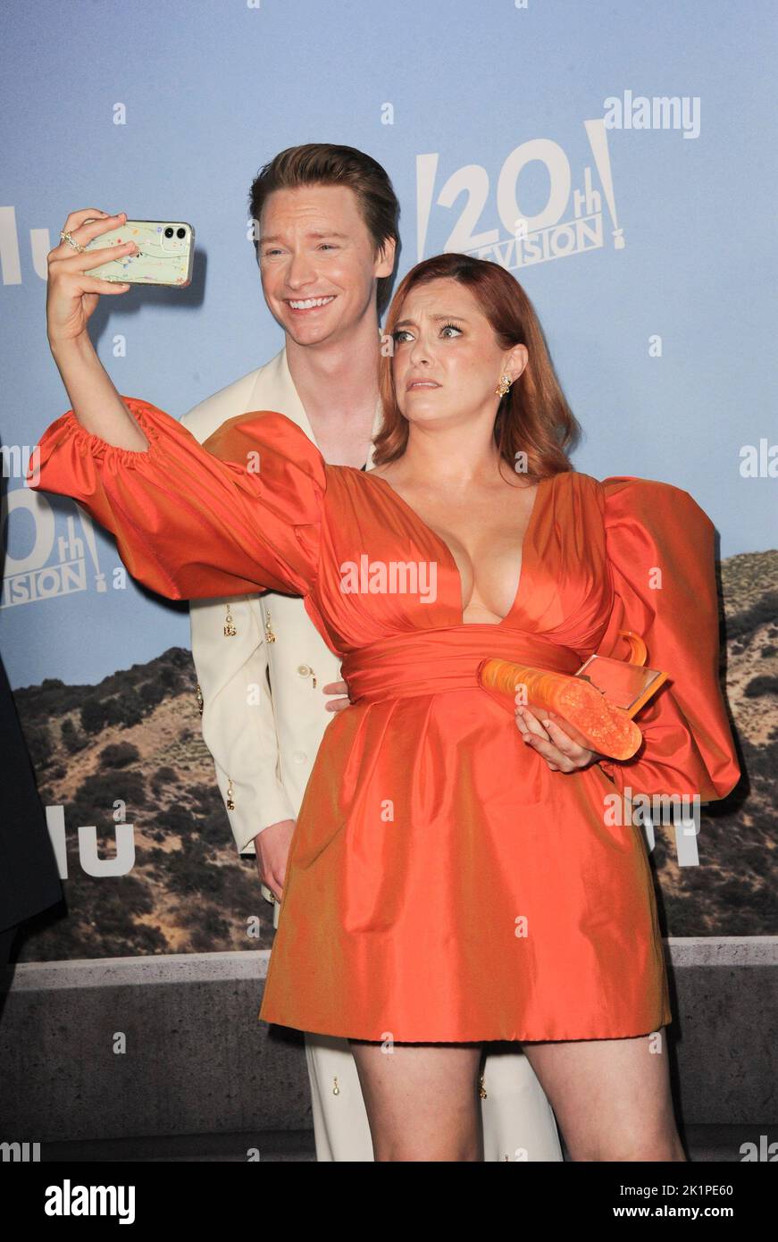 Los Angeles, CA. 19th Sep, 2022. Rachel Bloom, Calum Worthy at arrivals ...