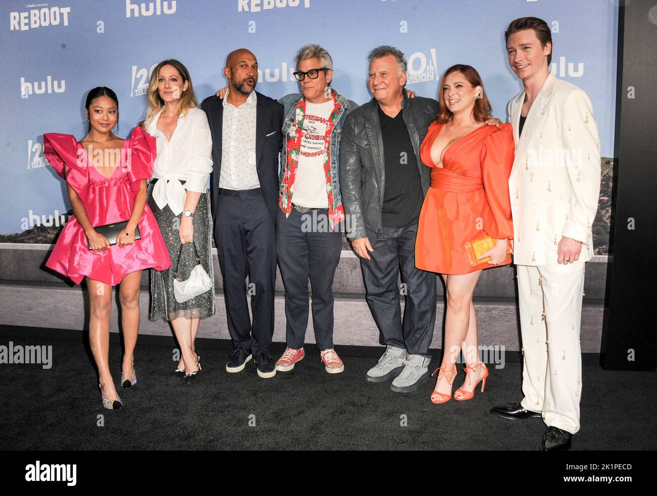 Los Angeles, CA. 19th Sep, 2022. Calum Worthy, Krista Marie Yu, Keegan ...