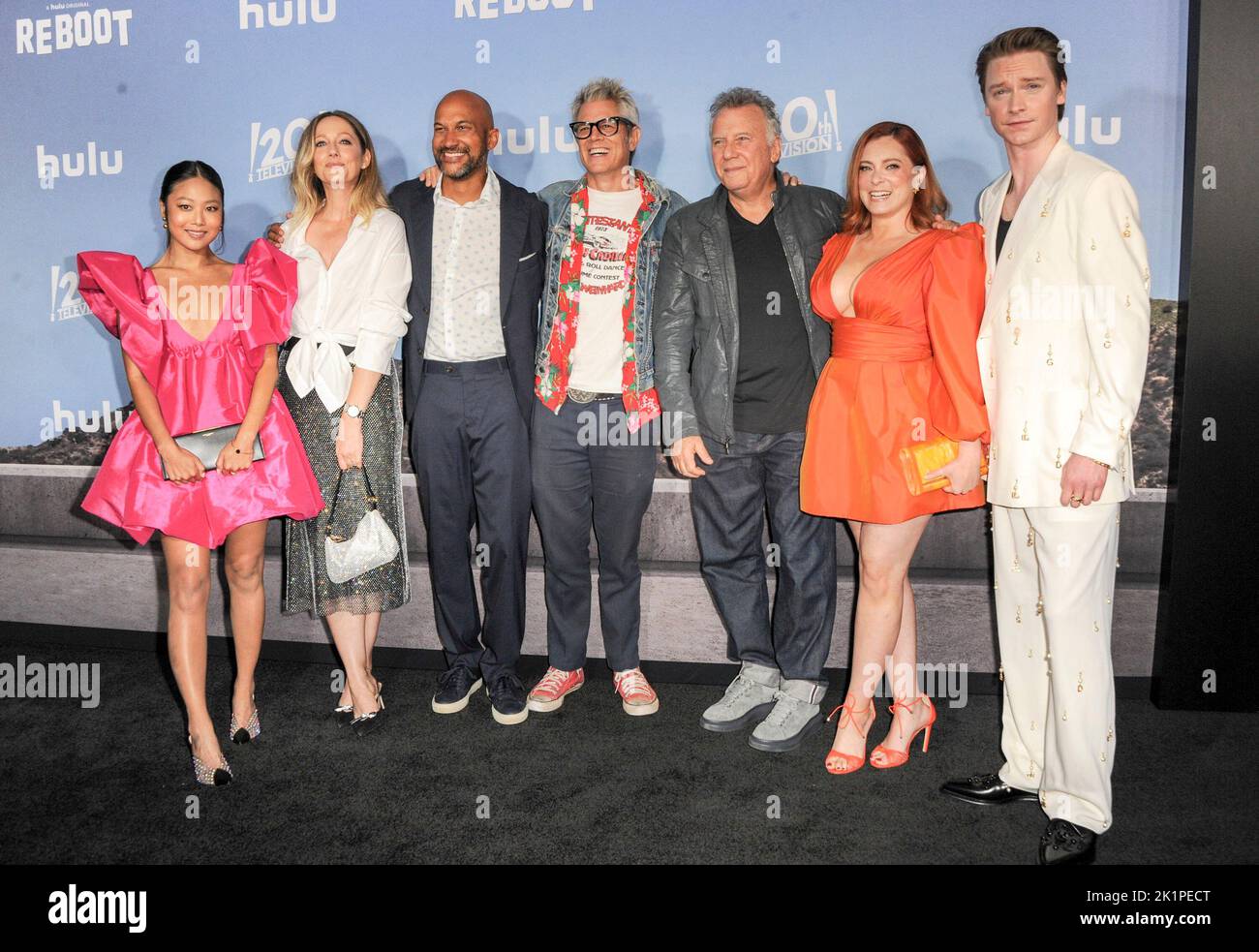Los Angeles, CA. 19th Sep, 2022. Calum Worthy, Krista Marie Yu, Keegan ...