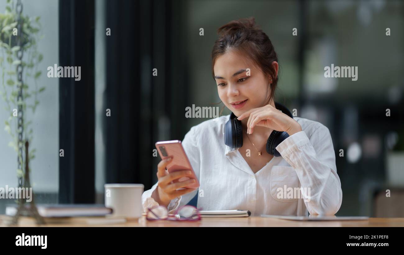 A Business Woman Using Fingerprint Scan To Cyber Security For His Saving Account Business