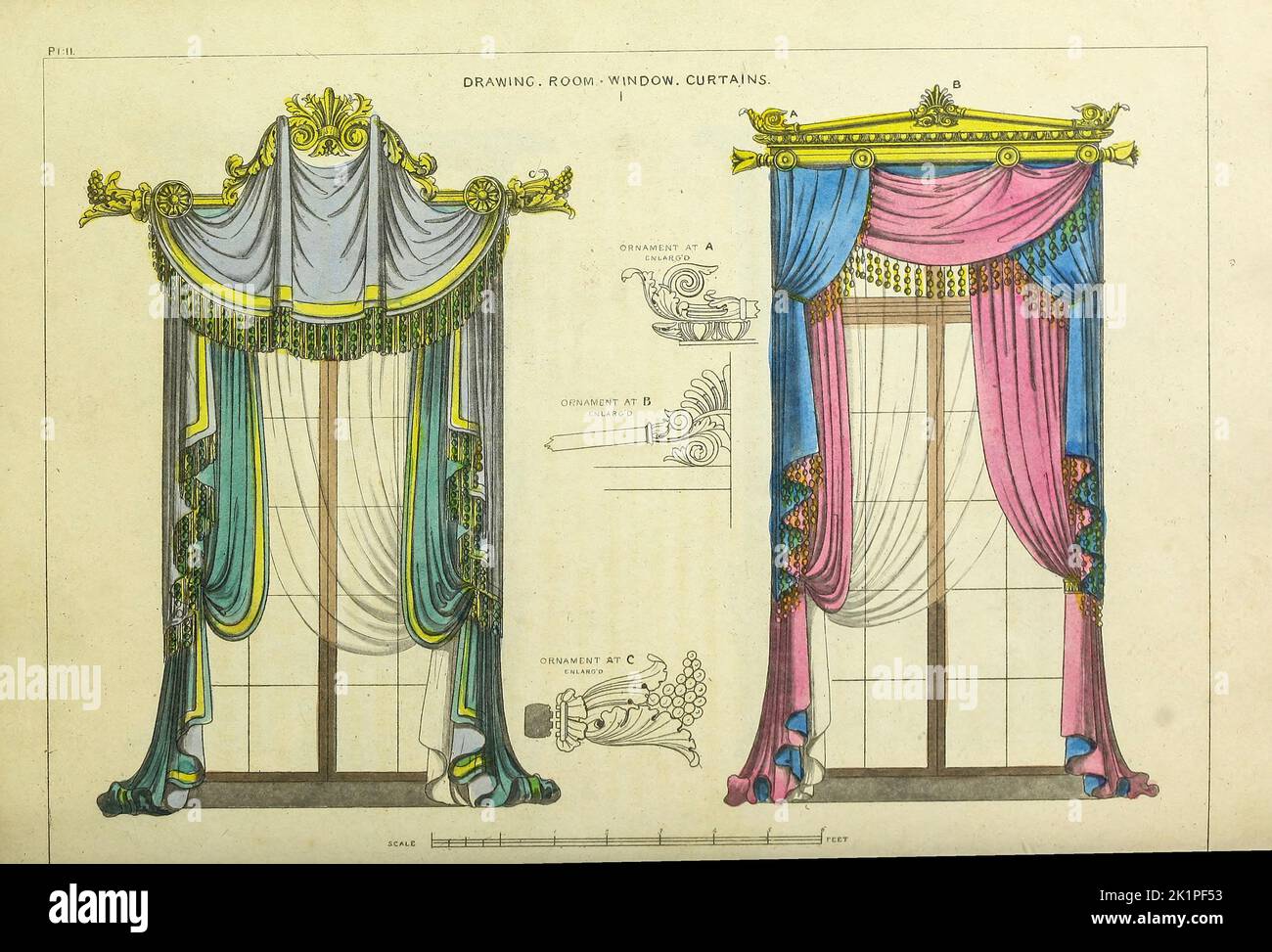 Curtains drapes on windows hi-res stock photography and images - Alamy