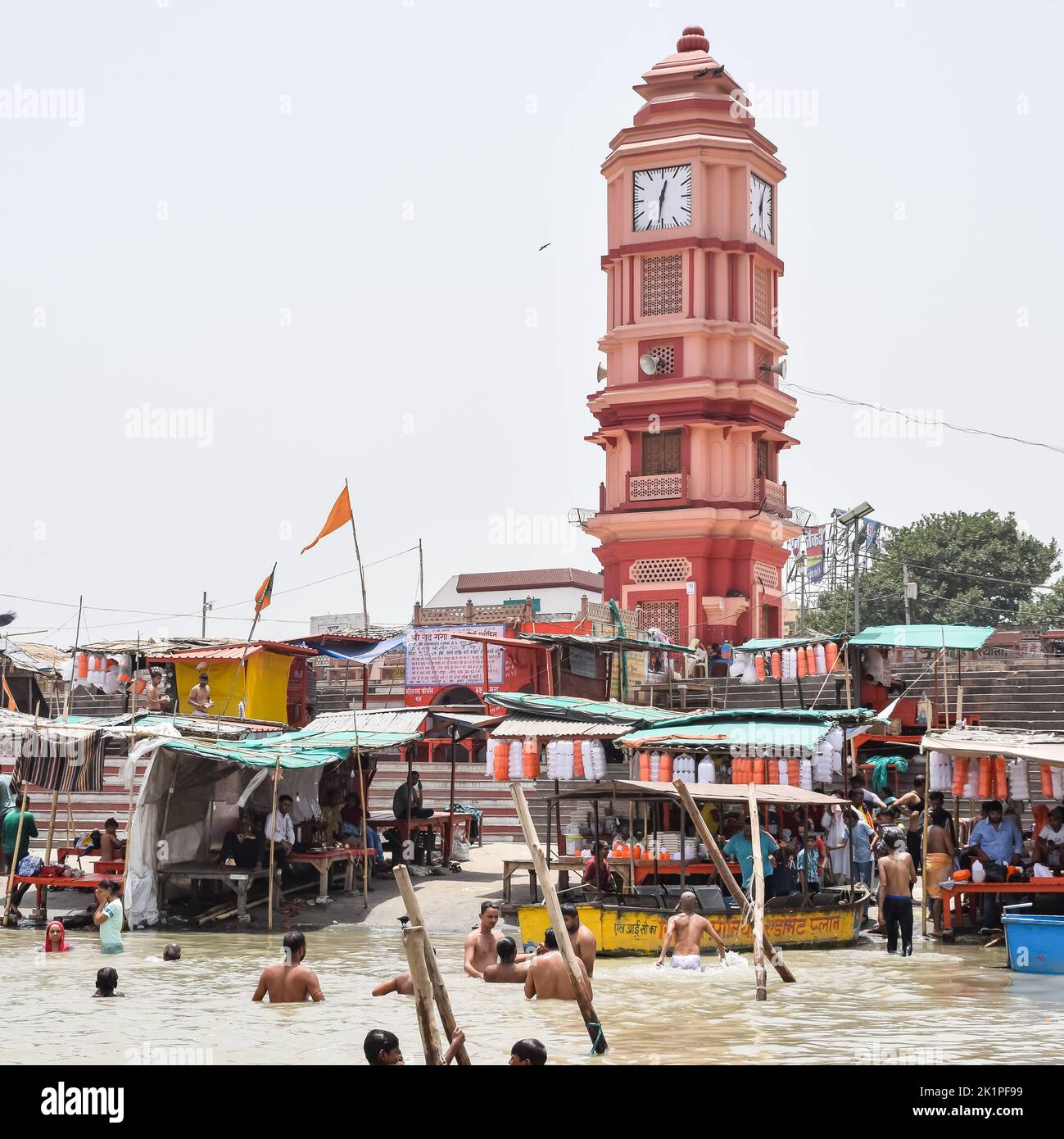Garhmukteshwar clock tower hi-res stock photography and images - Alamy