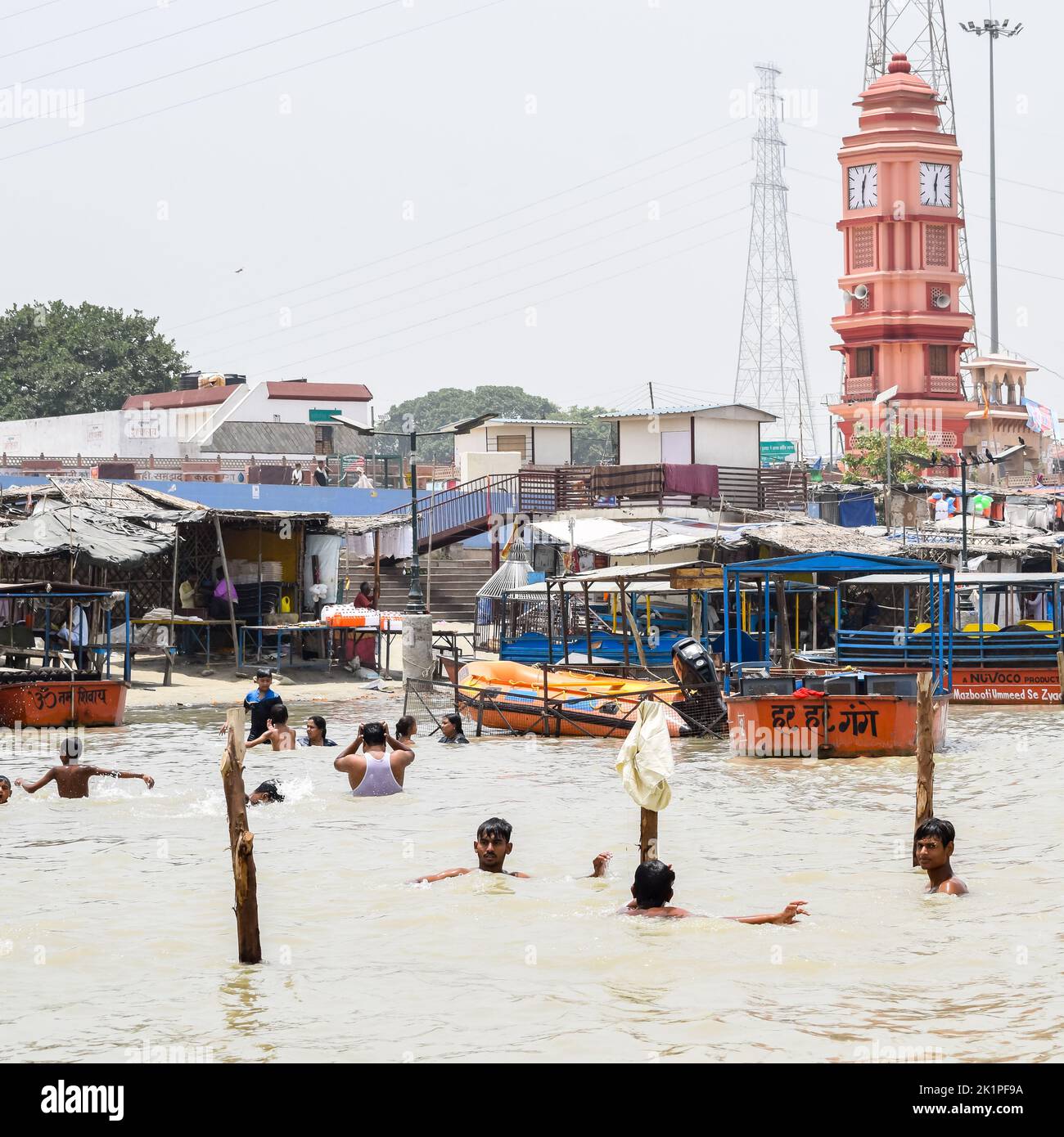 Garhmukteshwar clock tower hi-res stock photography and images - Alamy