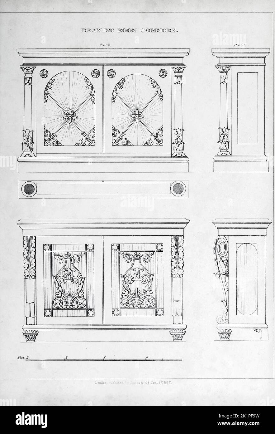 Drawing Room Commodes from the The cabinet-maker and upholsterer's ...