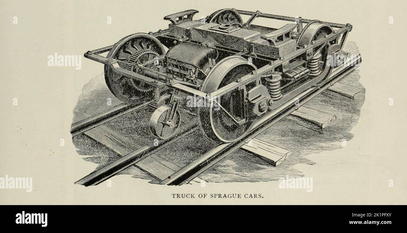 Truck of Sprague Cars from the article LESSONS OF THE RICHMOND ELECTRIC ...