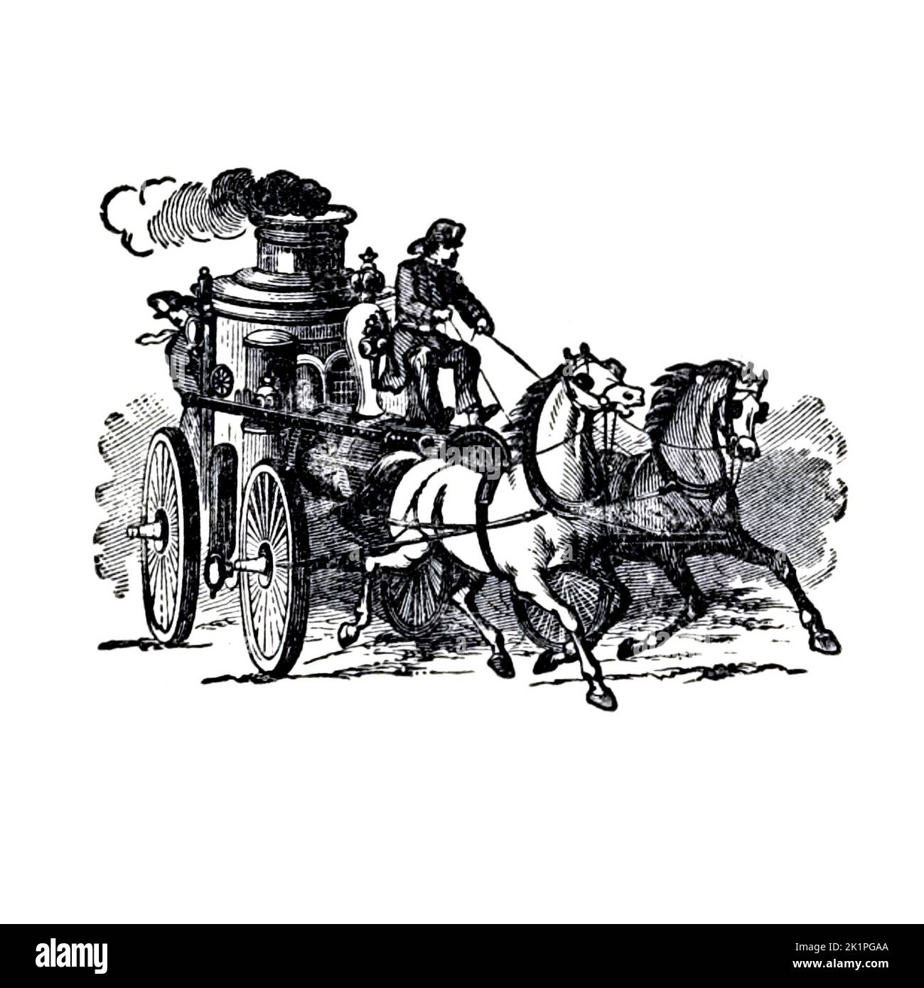 Steam engine and fireman Cut Out Stock Images & Pictures - Alamy