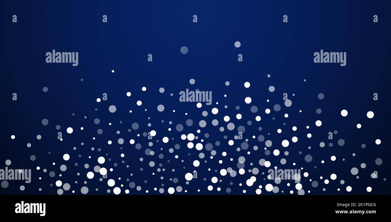 Christmas falling snow background. Subtle flying snow flakes and stars ...