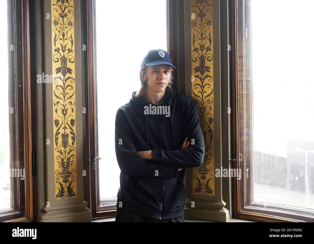 Actor Valter Skarsgard (Swedish: Valter Skarsgård) photographed in ...