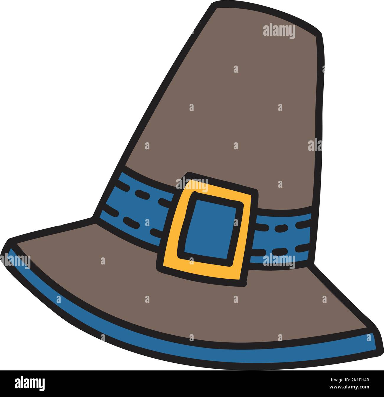 Hand Drawn farm hat illustration isolated on background Stock Vector ...