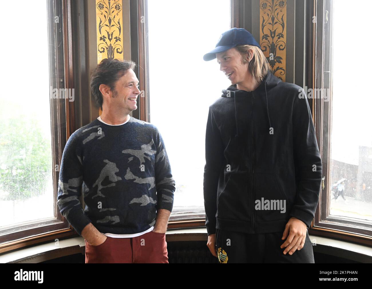 Actors Valter Skarsgard (Swedish: Valter Skarsgård) and Jason Priestley ...