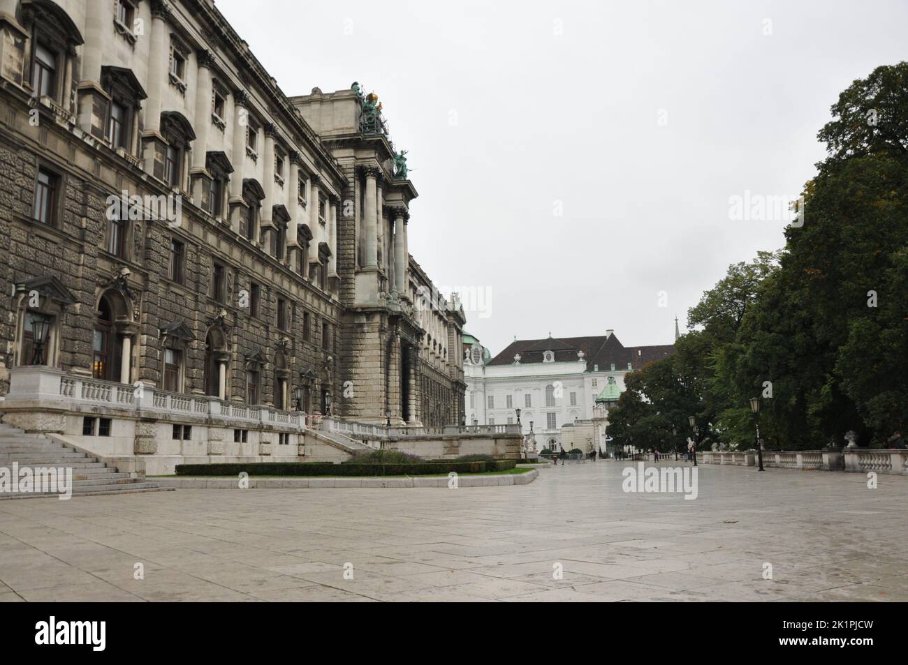 The Historic building of the Austrian National Library in Vienna ...