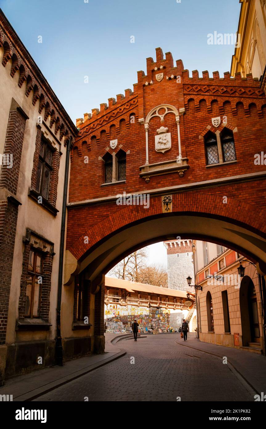 Polish gothic covered walkway hi-res stock photography and images - Alamy