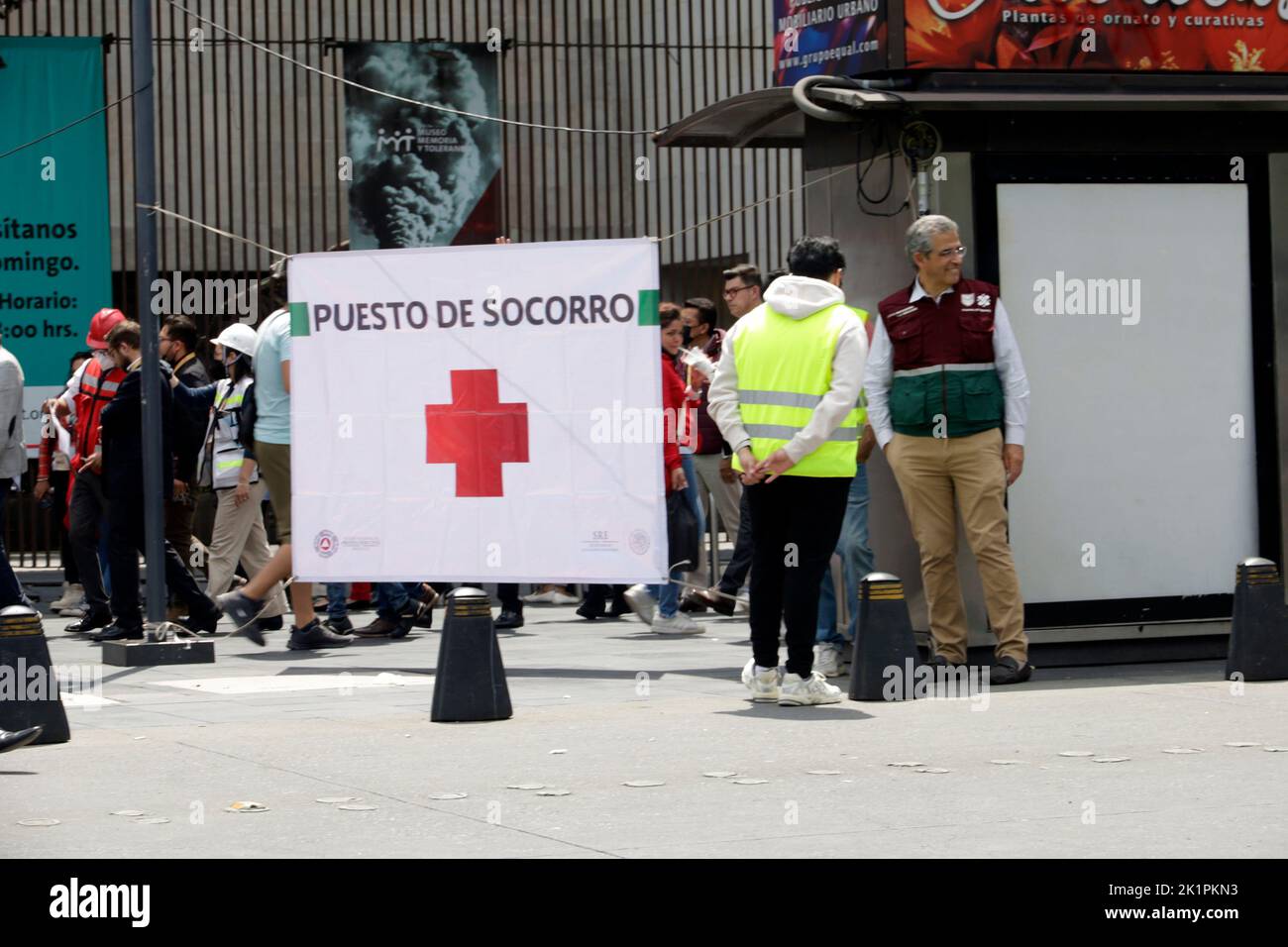 Non Exclusive: September 19, 2022, Mexico City, Mexico: Hundreds of ...