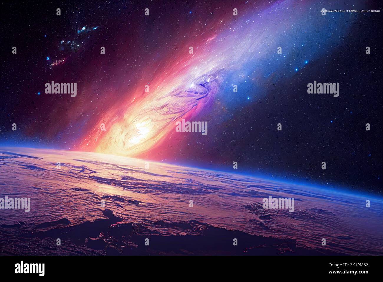 Amazing sci-fi background - supernatural extraterrestrial life form in ...