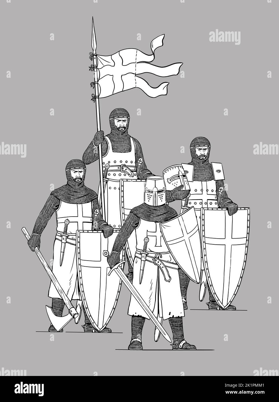 Knight templars hi-res stock photography and images - Alamy