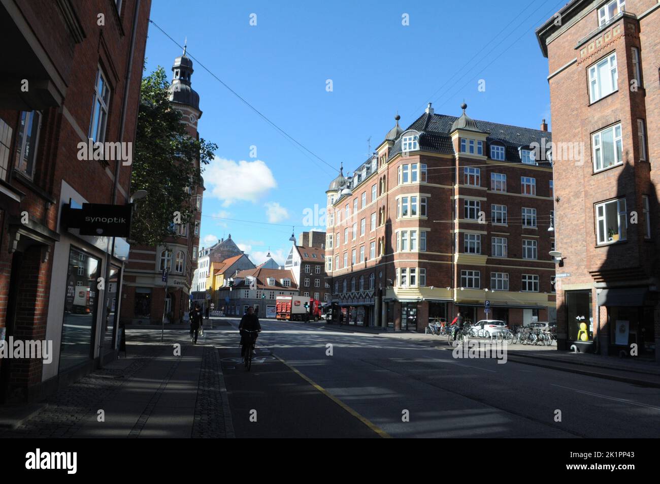 Copenhagen -Denmark -19 Septmeber 2022- Holmbladsgade danish capital ...