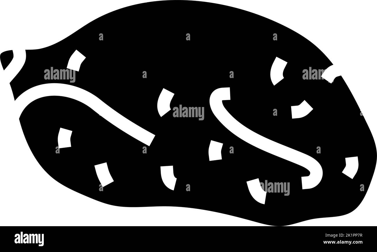 Baked sweet potato black Stock Vector Images - Alamy