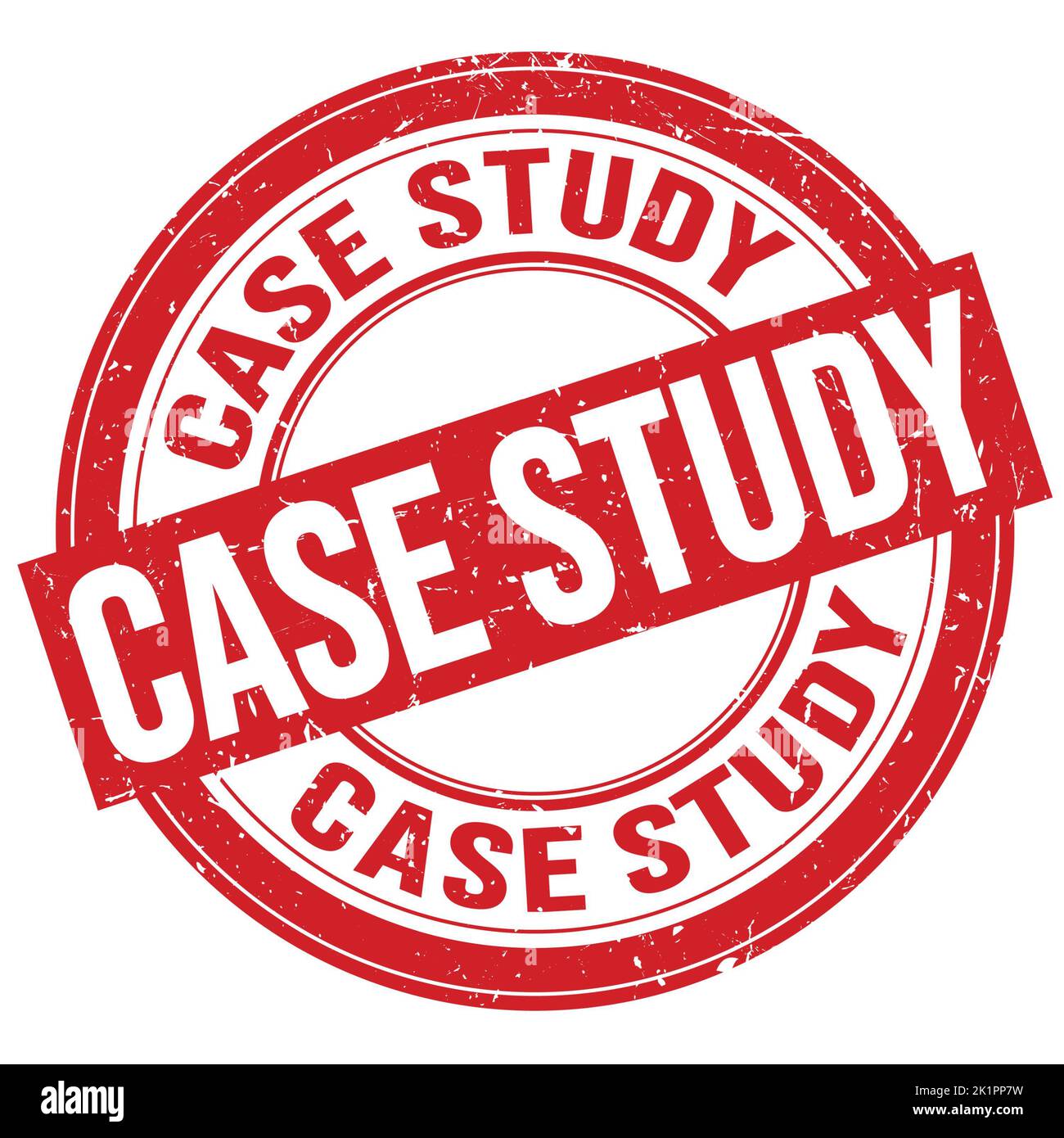 CASE STUDY text written on red round grungy stamp sign Stock Photo - Alamy