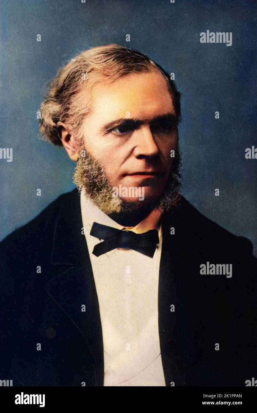 Portrait de Cesar Franck, compositeur et organiste francais d'origine ...