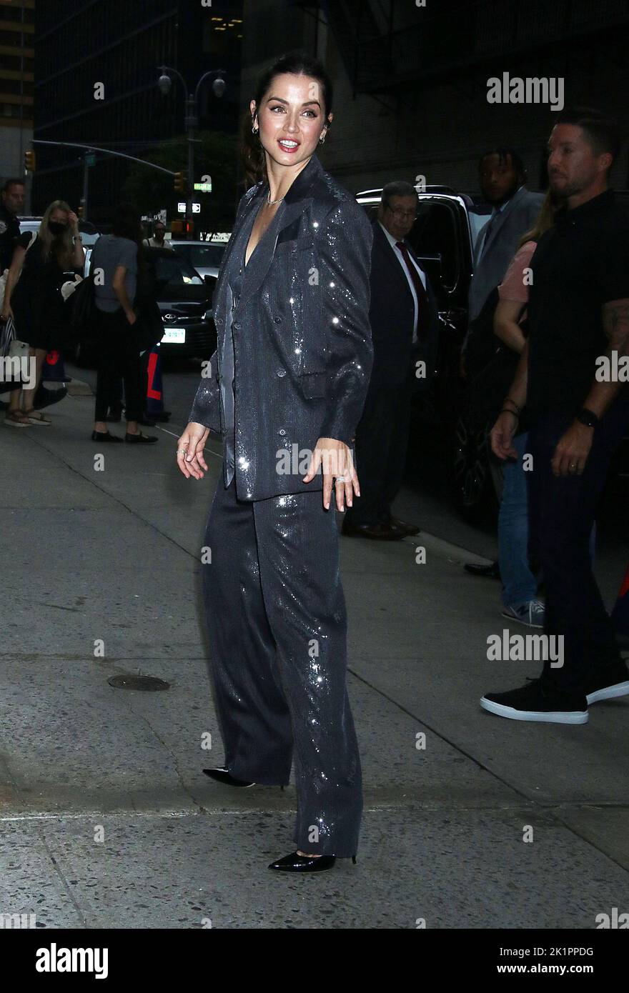 Ana de Armas Outside The Late Show With Stephen Colbert Show. -PICTURED ...