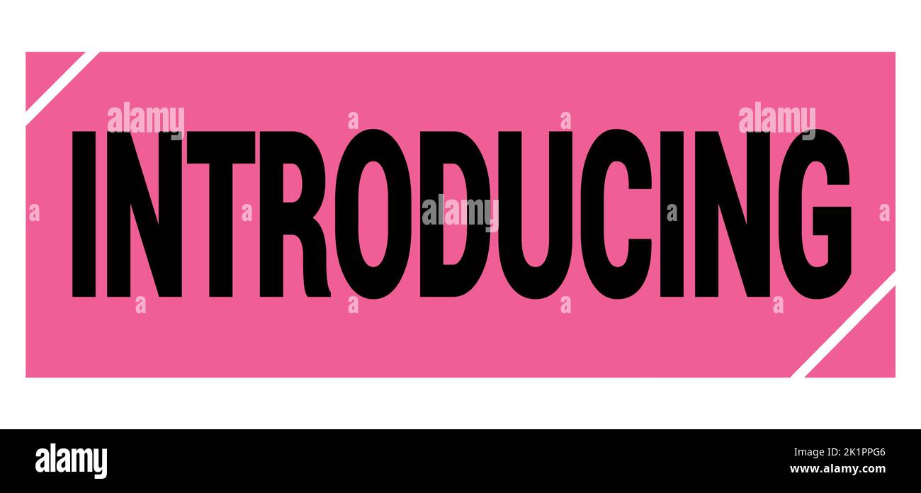 Introducing stamp hi-res stock photography and images - Alamy