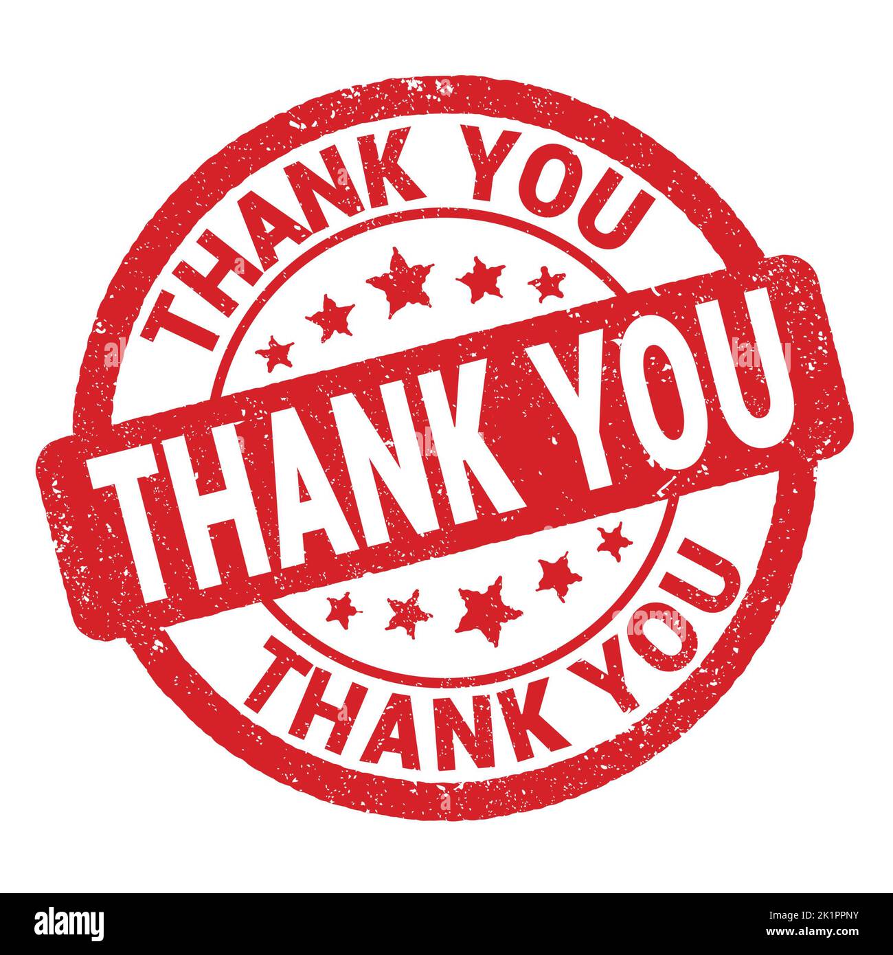 THANK YOU text written on red grungy stamp sign Stock Photo - Alamy