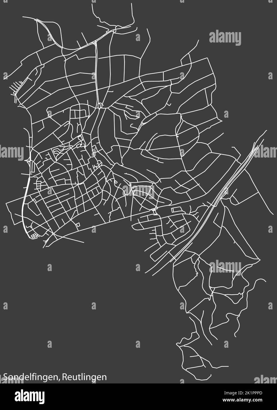 Reutlingen map hi-res stock photography and images - Alamy