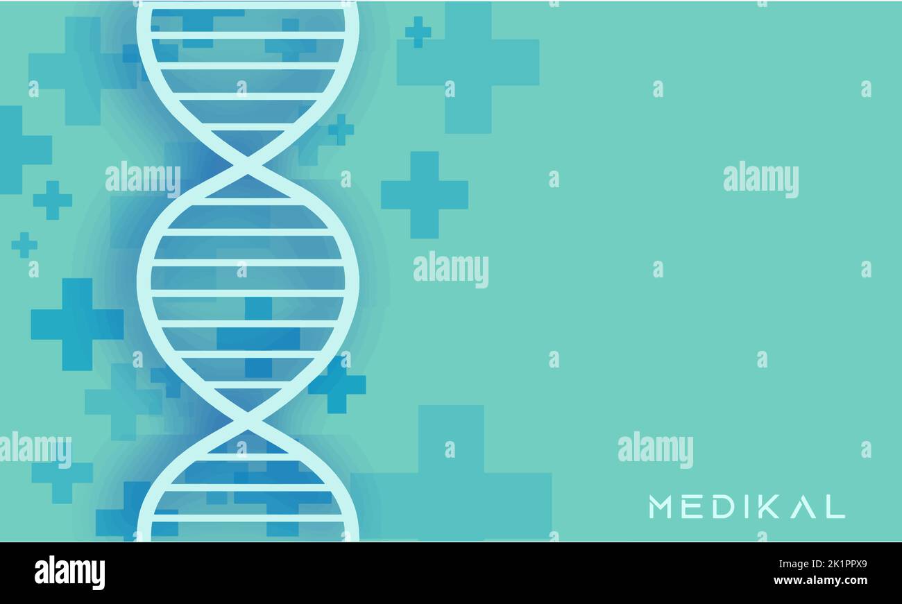 medical background DNA cross blue vector illustration Stock Vector ...