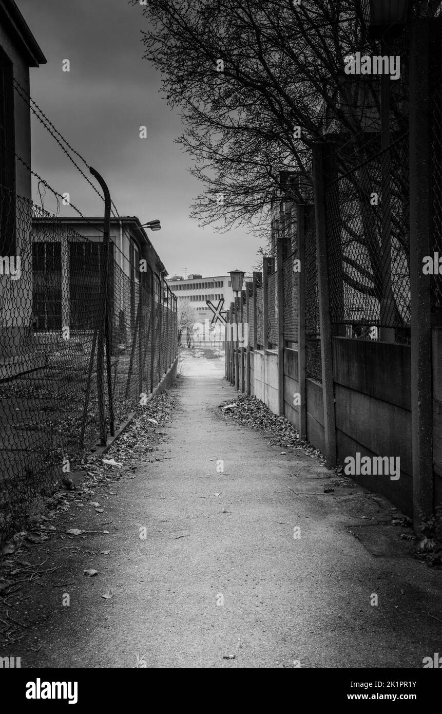 Abandoned prison Black and White Stock Photos & Images - Alamy