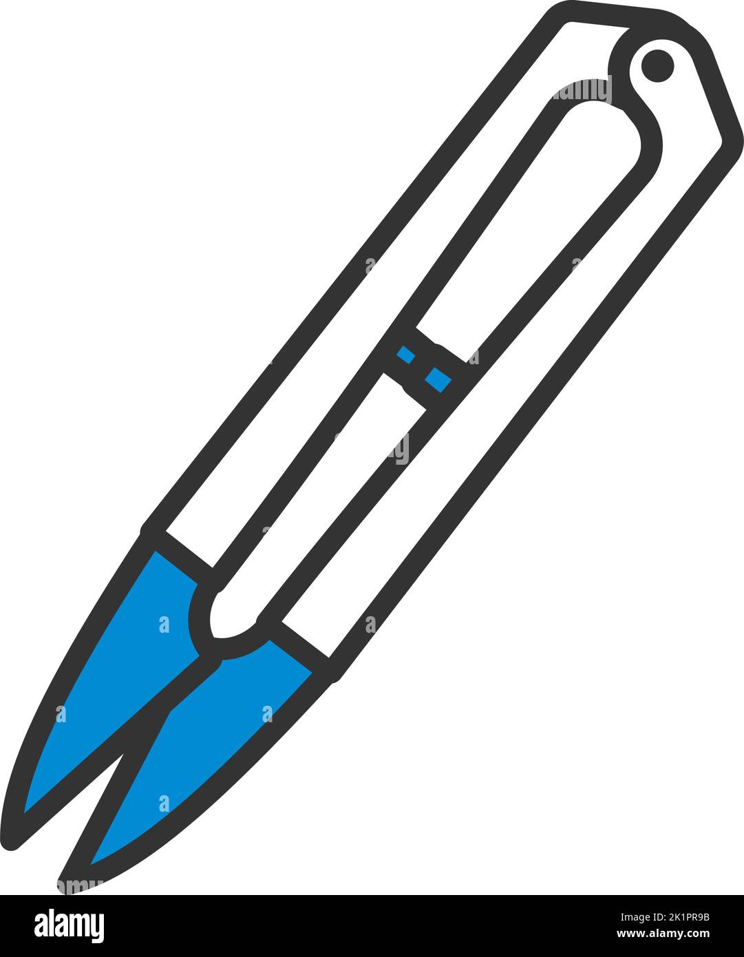 Seam Ripper Icon. Editable Bold Outline With Color Fill Design. Vector ...