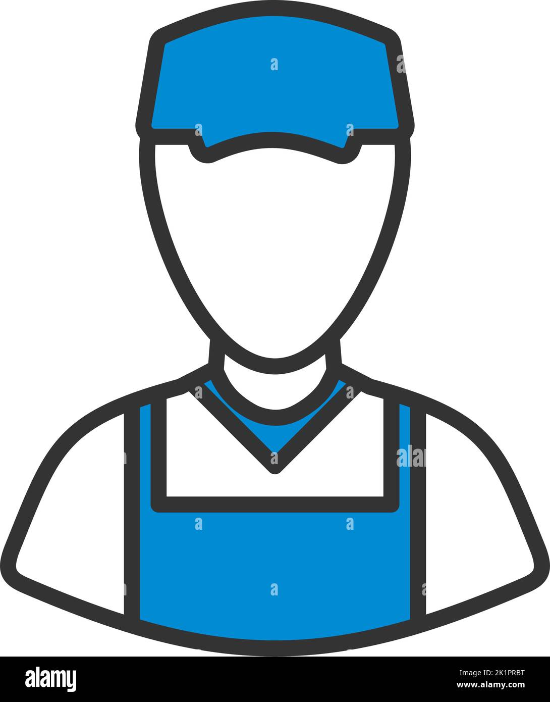 Car Mechanic Icon. Editable Bold Outline With Color Fill Design. Vector ...