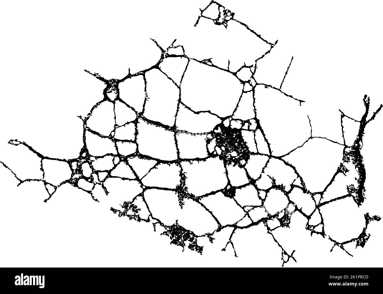 Crack in wall grunge Stock Vector Images - Alamy