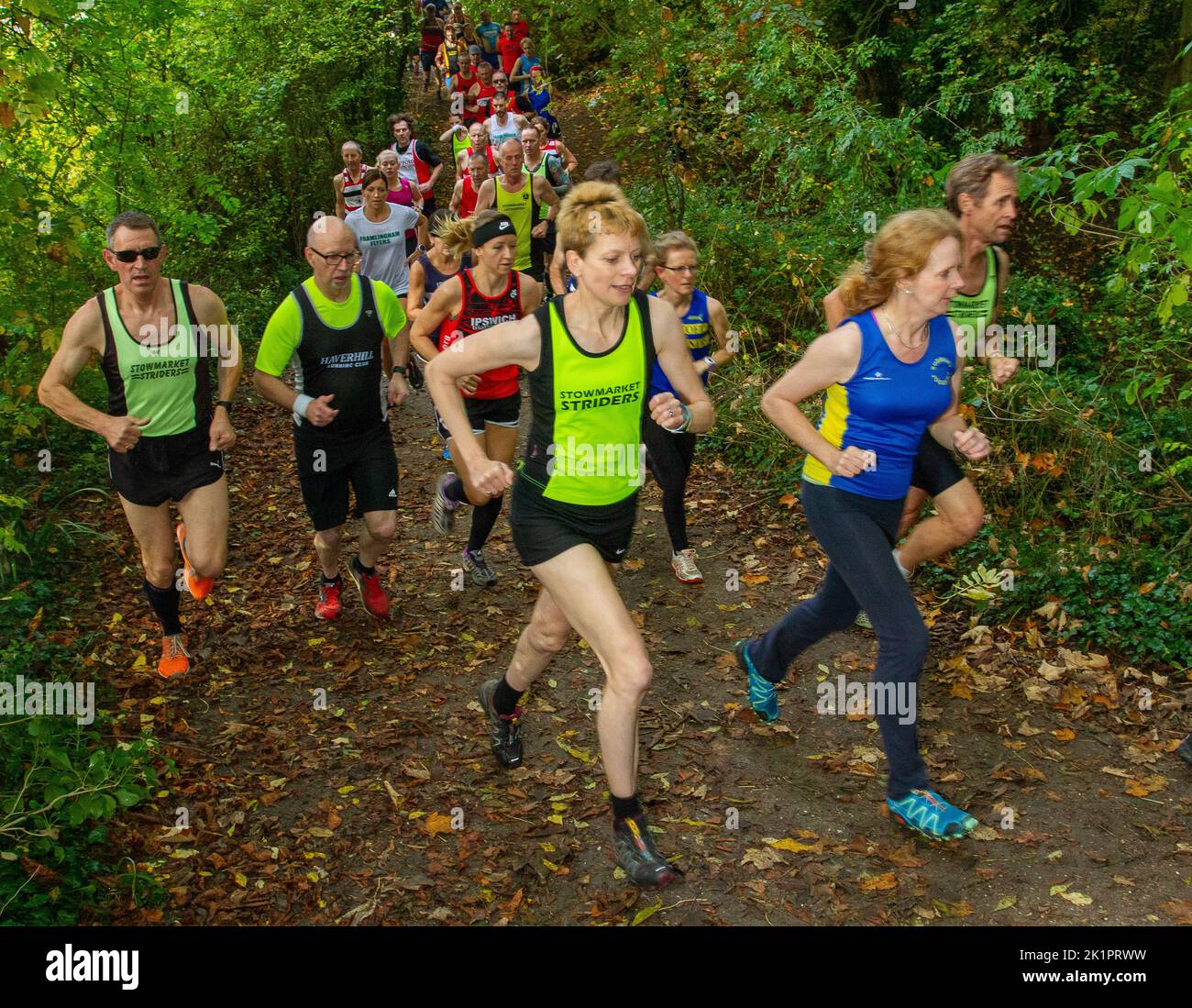The Framlingham Flyers annual club cross country around Framlingham a ...