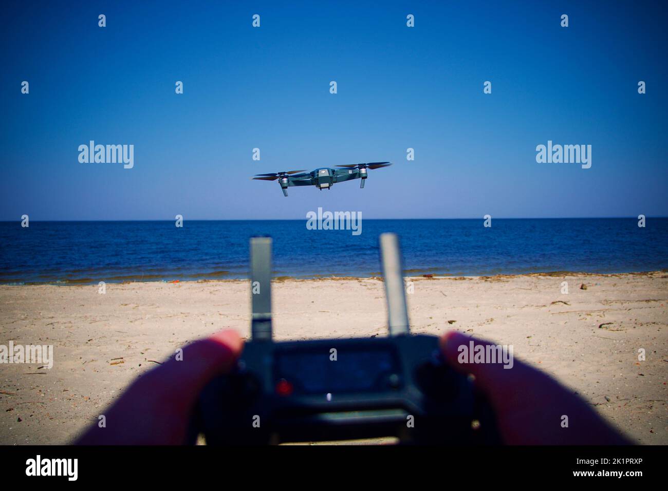 Aeroplane over sea hi-res stock photography and images - Alamy