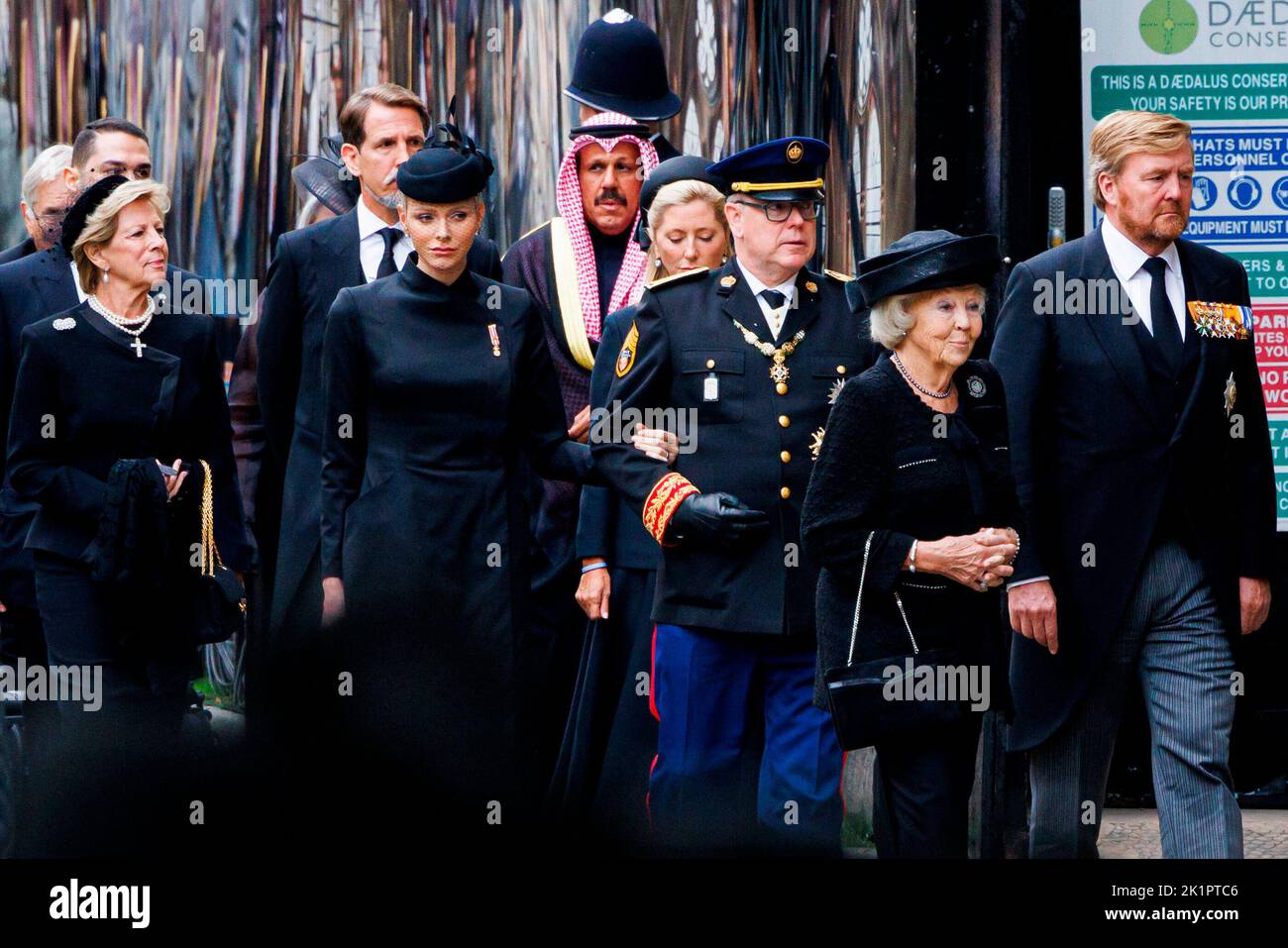 LONDON - Funeral Queen Elizabeth II at the Westminster Abbey, 19 September 2022. Photo: Patrick ...