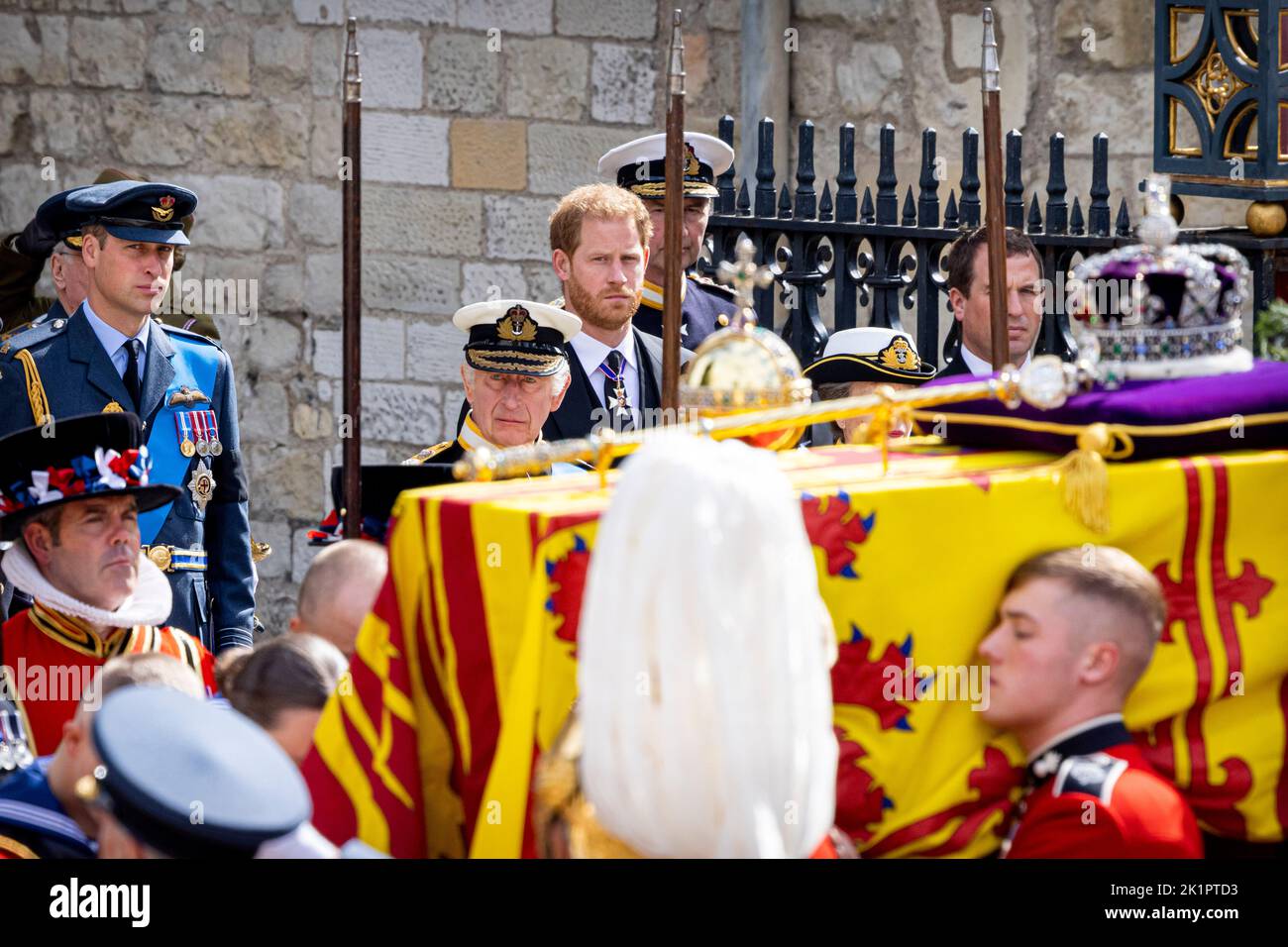 LONDON - Funeral Queen Elizabeth II at the Westminster Abbey, 19 September 2022. Photo: Patrick ...