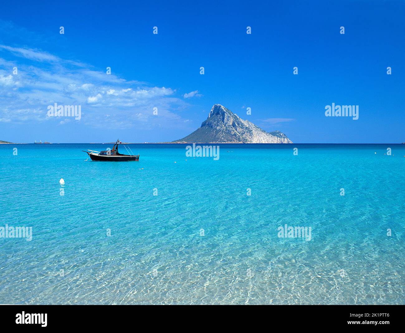Tavolara vista da Porto Istana, Olbia, Sardinia, Italy, Europe Stock ...