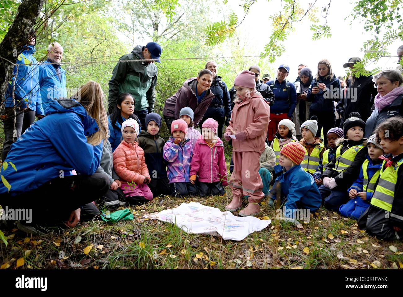 Stockholm, Sweden. 20th Sep, 2022. Crown Princess Victoria and Prince ...