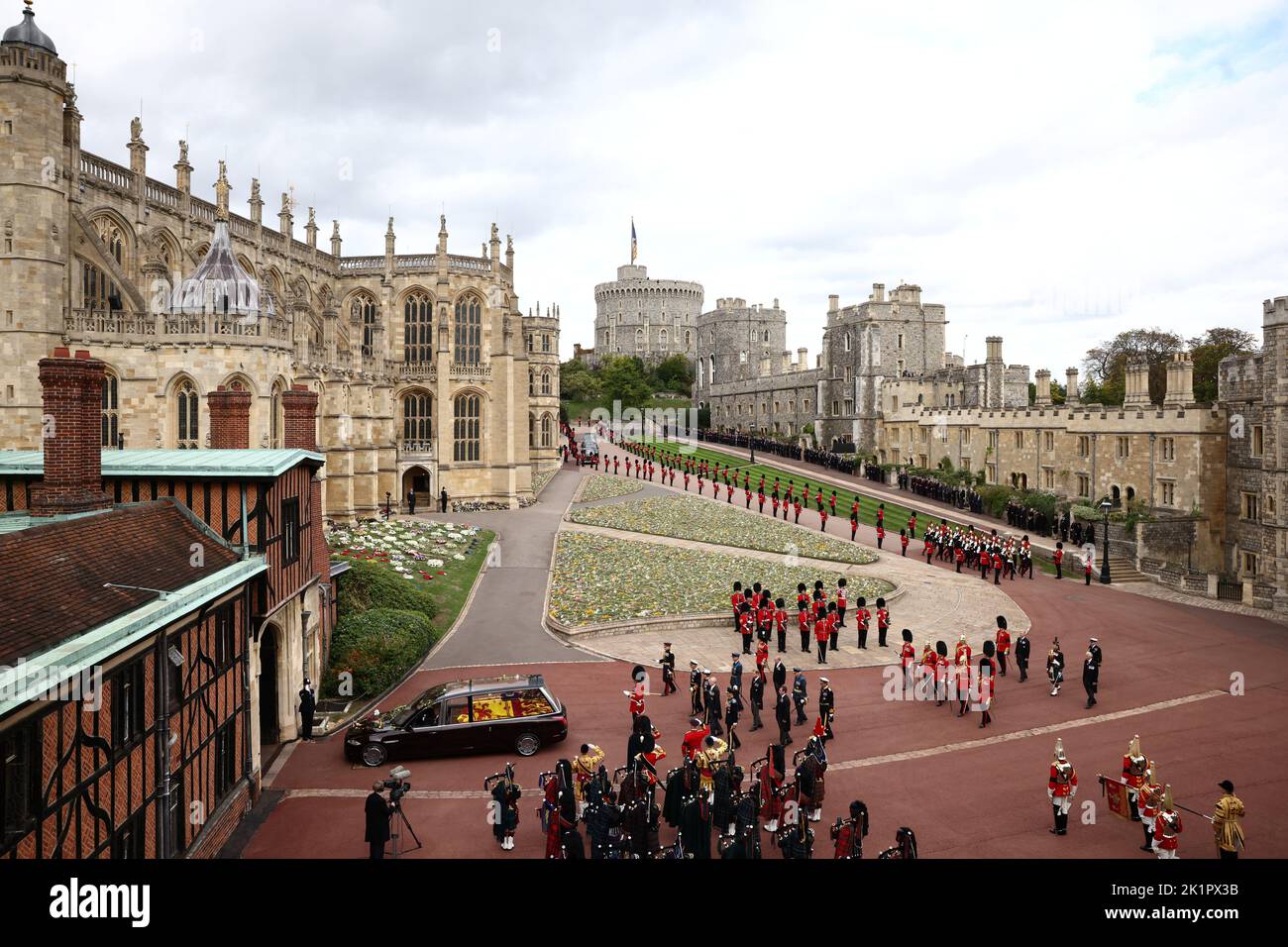 King Charles III, the Princess Royal, the Duke of York, the Earl of ...