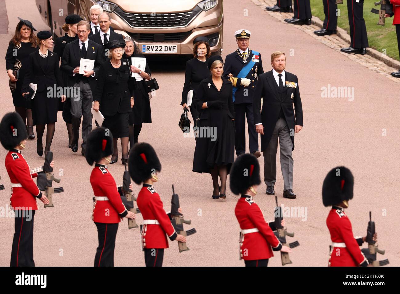 Sweden's King Gustaf and Queen Silvia, Netherlands' King Willem ...