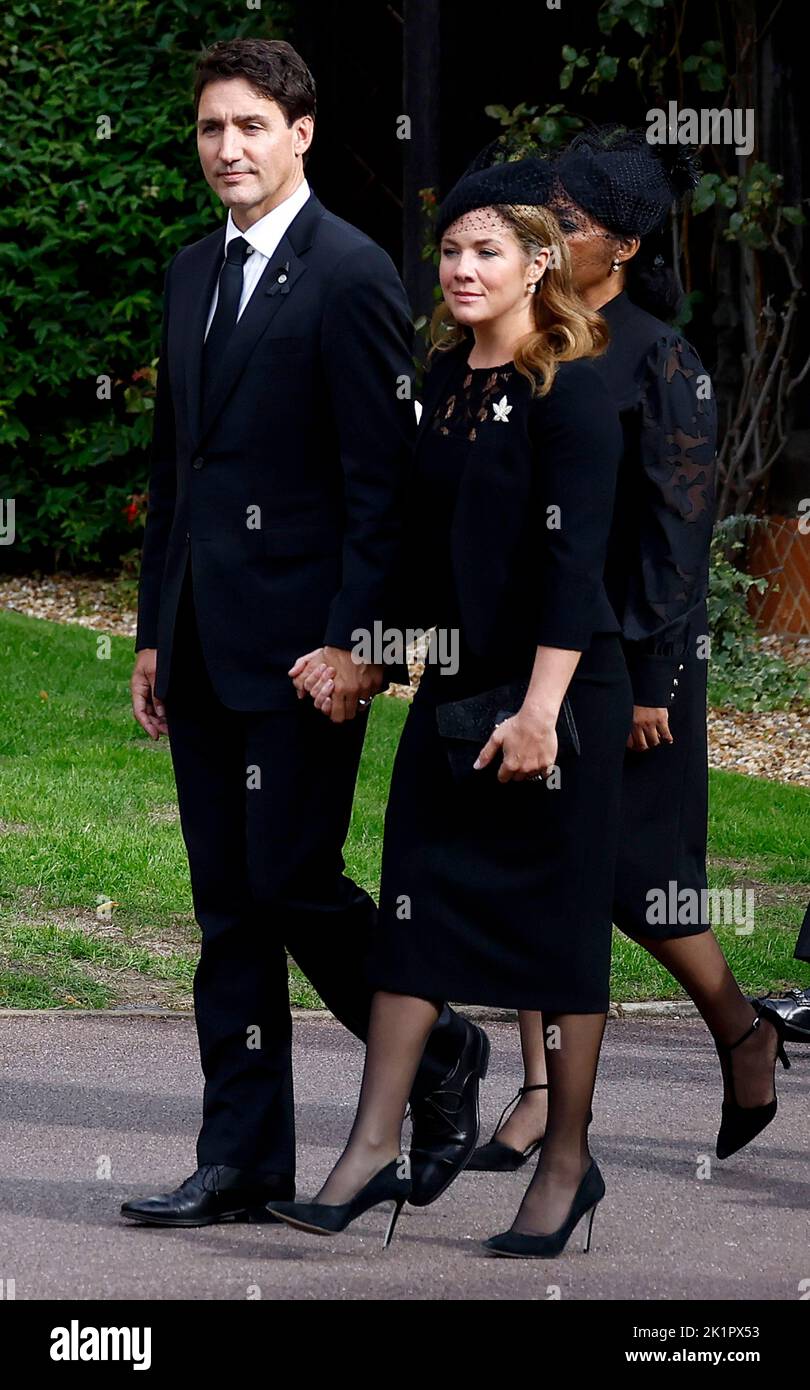 Canadian Prime minister Justin Trudeau and wife Sophie Trudeau arrive ...
