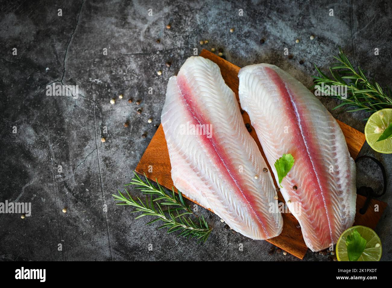 Striped catfish steak hi-res stock photography and images - Alamy