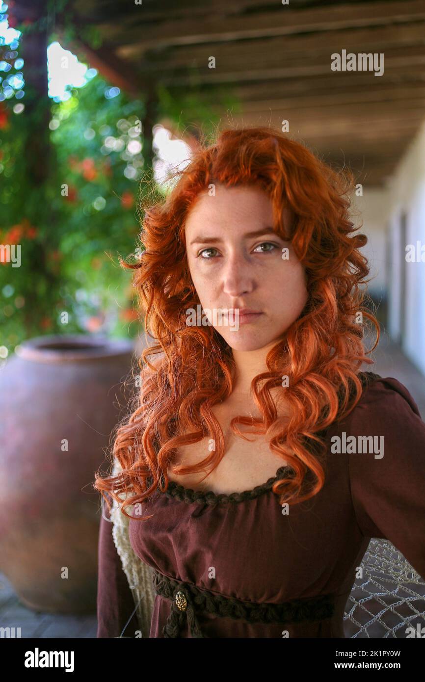 Chile,Talca - actress from the documentary film about Bernardo O ...