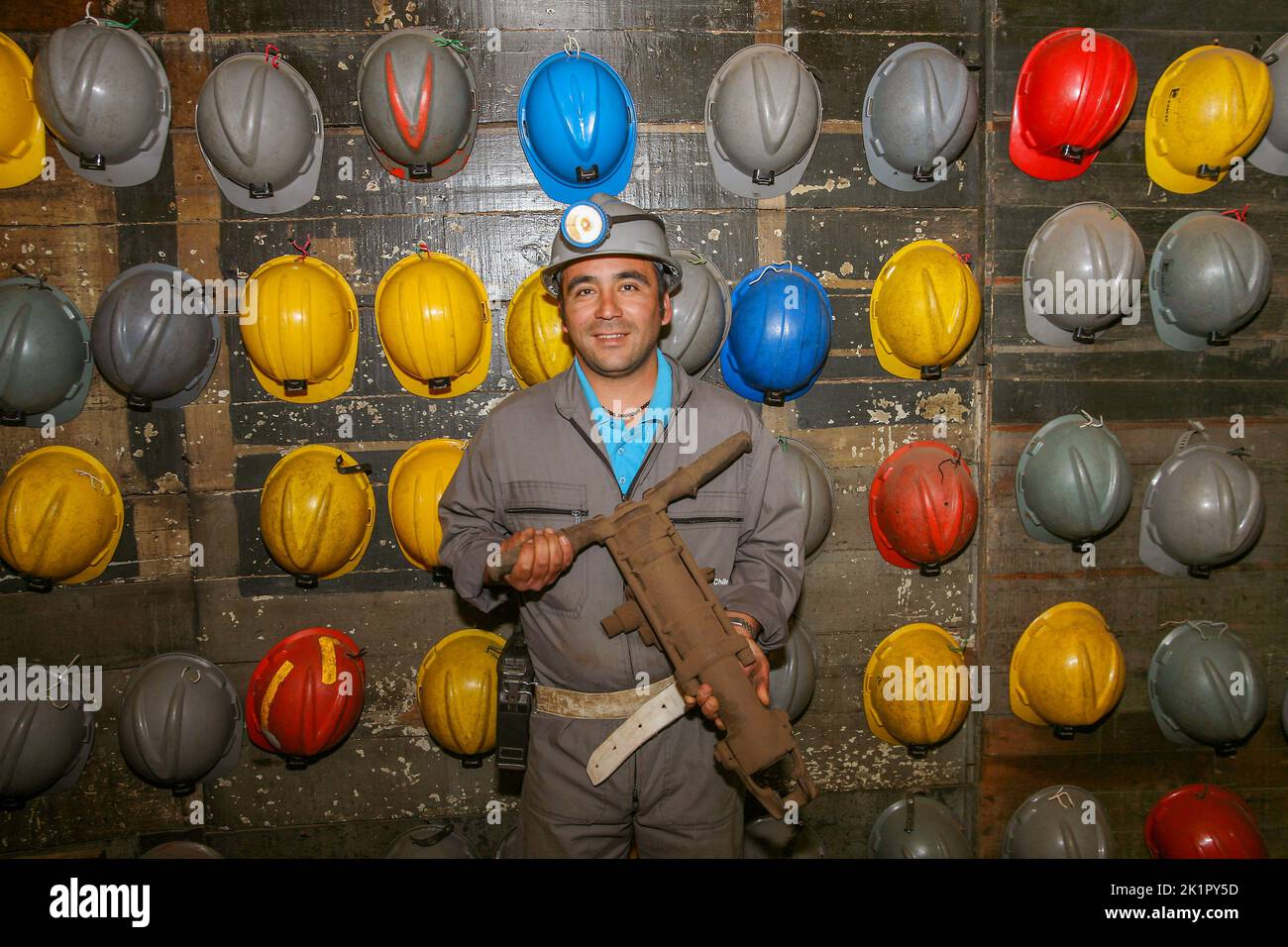 Chile, Lota An old charcoal mine, now part of a museum Stock Photo - Alamy