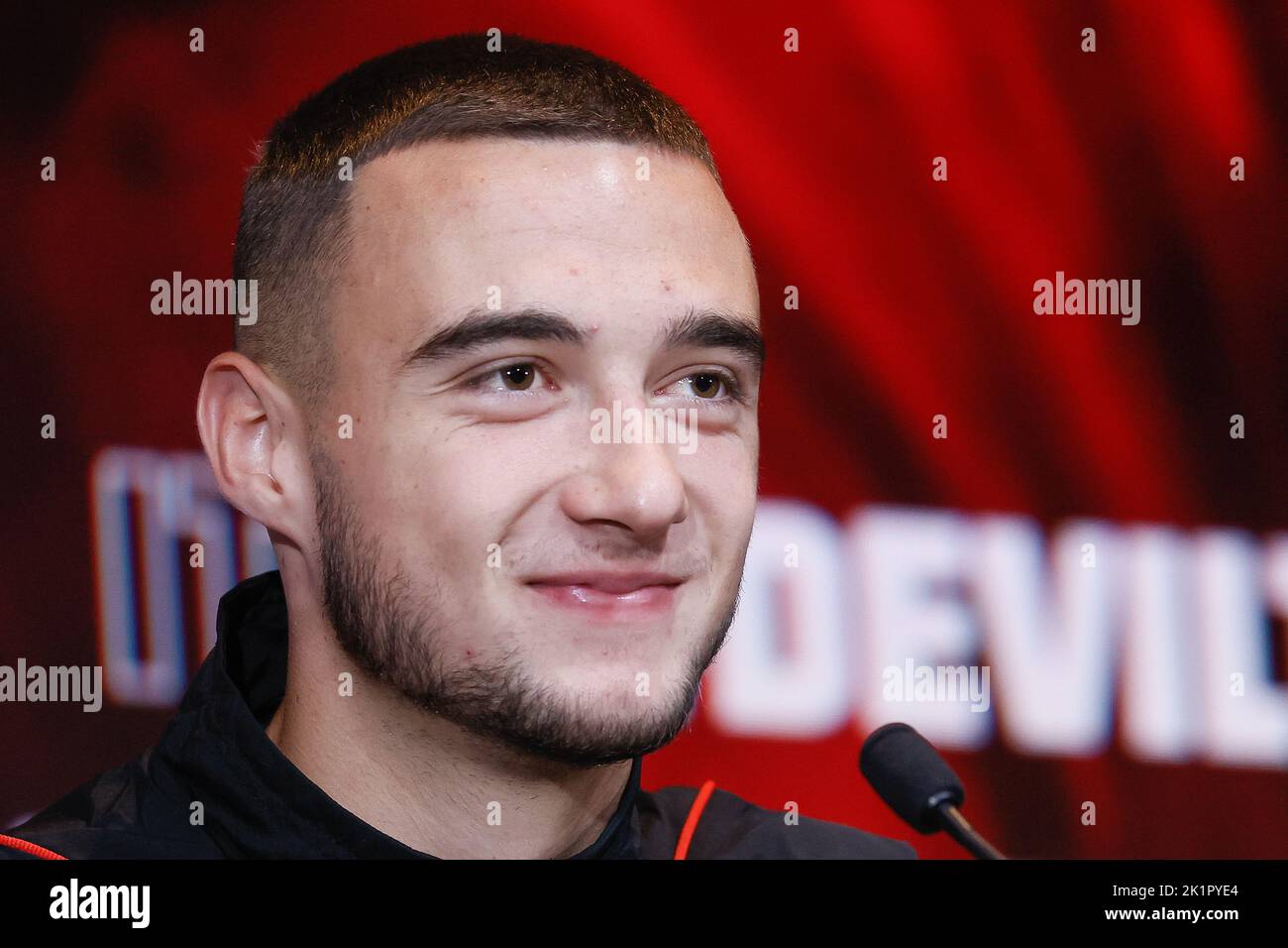 Belgium's Zeno Debast pictured during a press conference of the Belgian ... Belgium's Zeno Debast pictured during a press conference of the Belgian ...