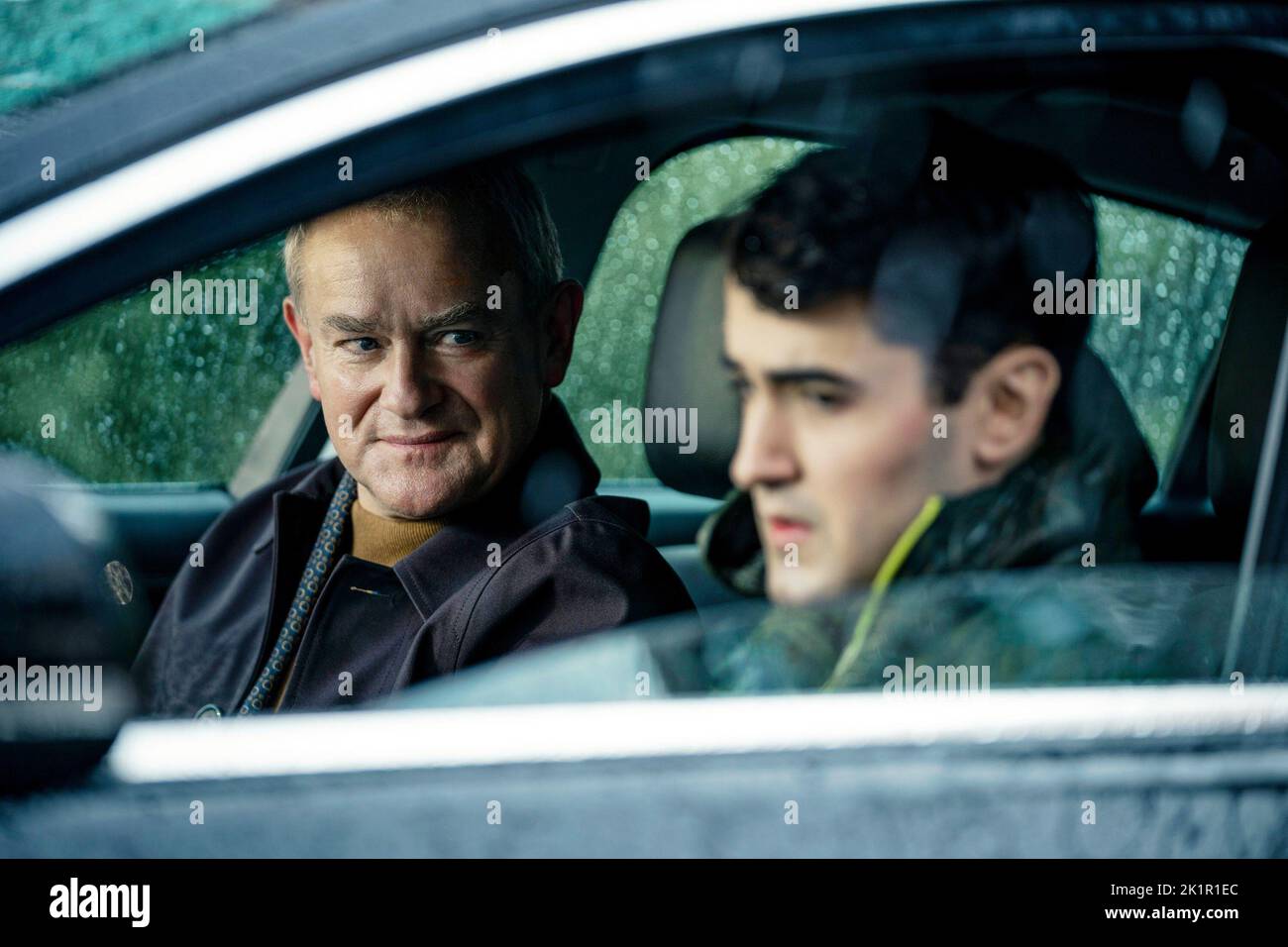 I CAME BY, from left: Hugh Bonneville, Yasdan Qafouri, 2022. ph: Nick Wall / © Netflix ...