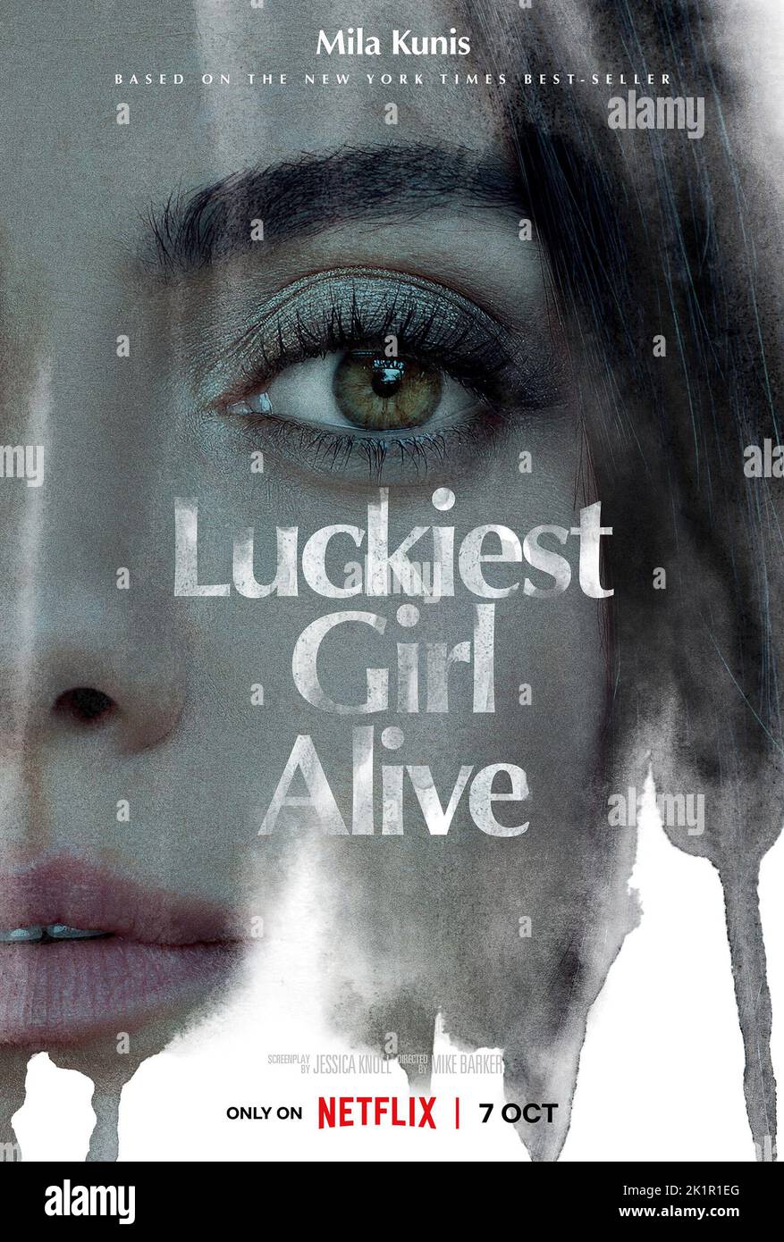 LUCKIEST GIRL ALIVE, US poster, Mila Kunis, 2022. © Netflix / Courtesy ...
