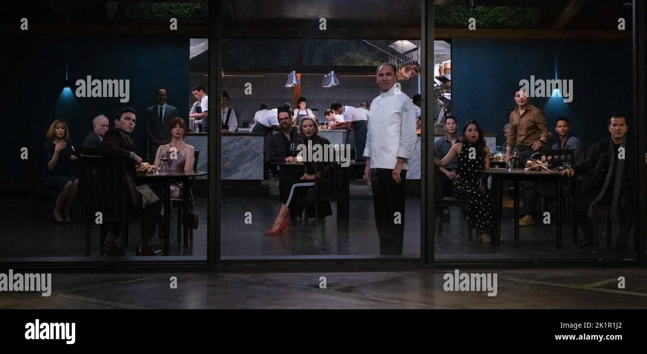 THE MENU, from left: Judith Light, Reed Birney, Nicholas Hoult, Peter ...