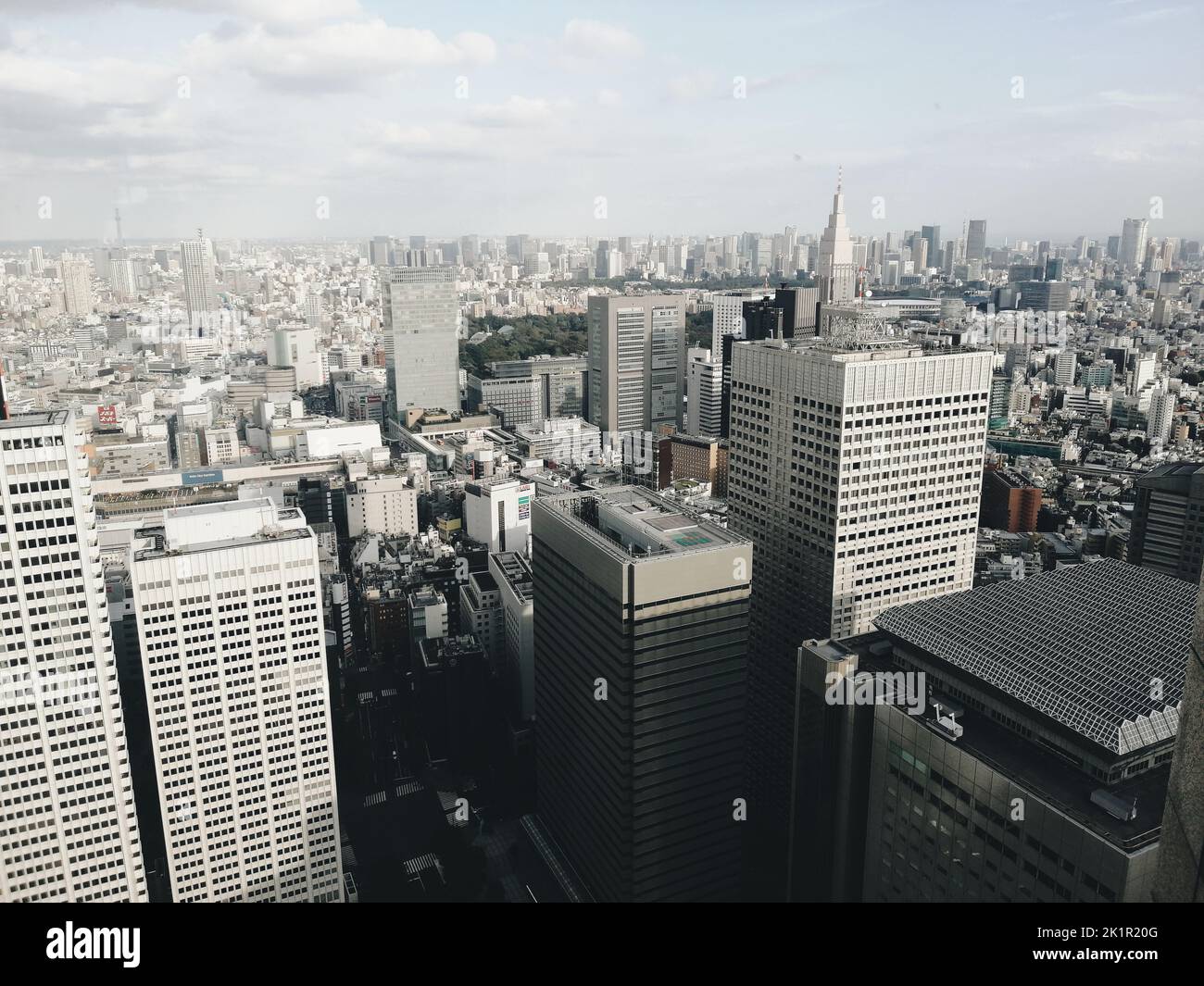 An aerial view of City Hall buildings, Japan Stock Photo - Alamy