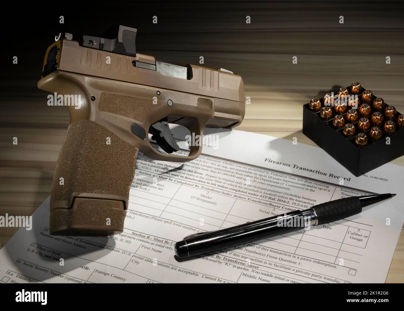 Public domain form 4473 for the purchase of the pistol with ammo on the ...